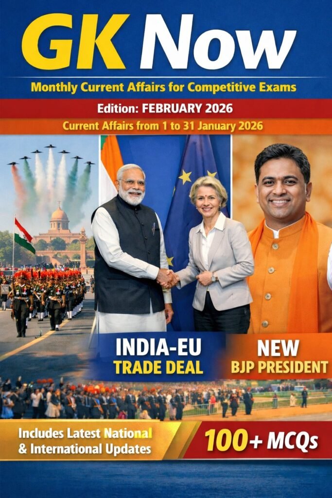 Current Affairs 2026-2027 PDF Free Download - GK Now
